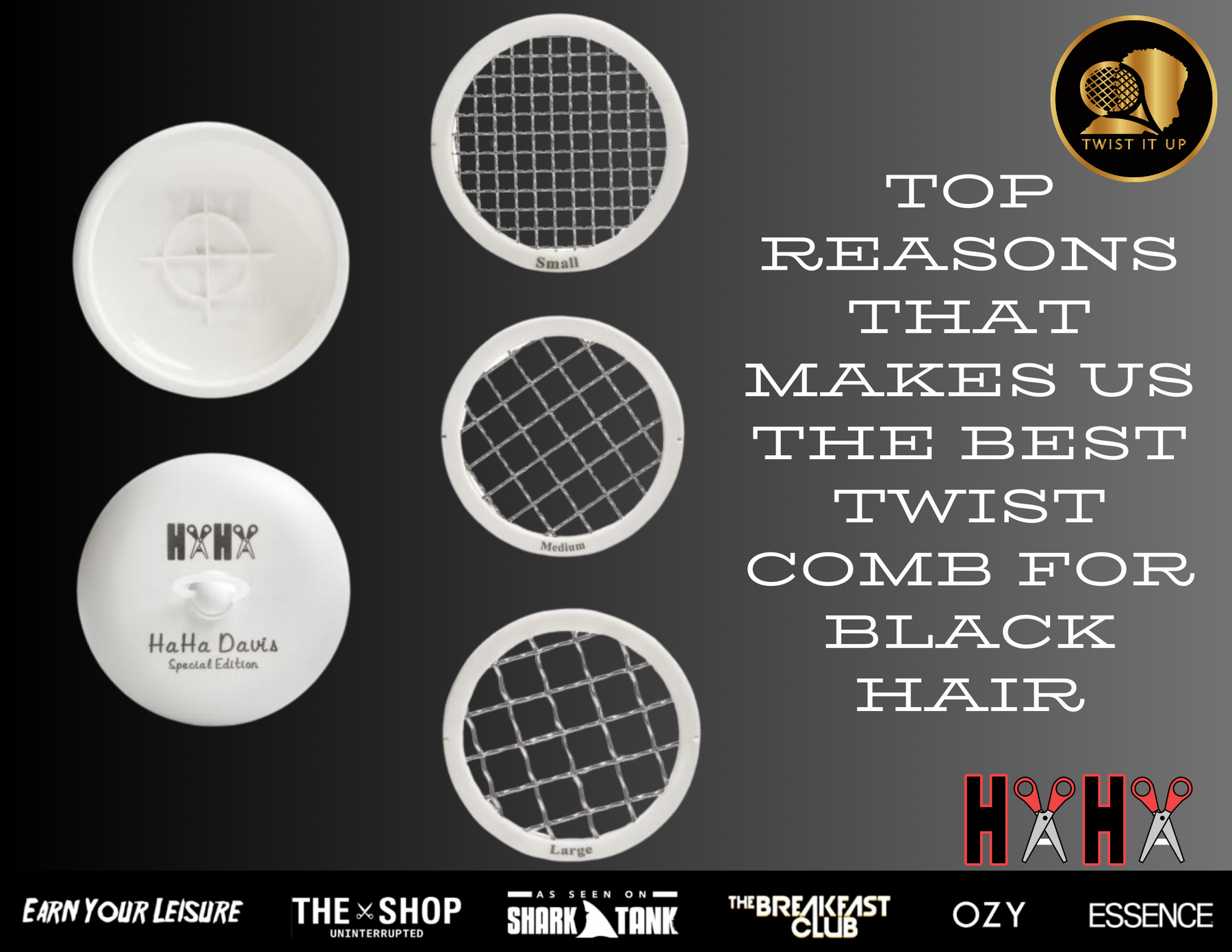 HaHa Davis Twist Comb | Twist It Up Comb